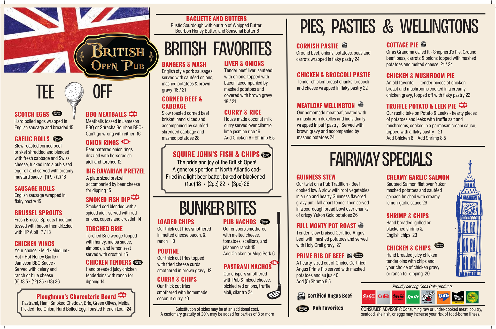 The British Open Pub - Venice, FL Restaurant - The British Open Pub